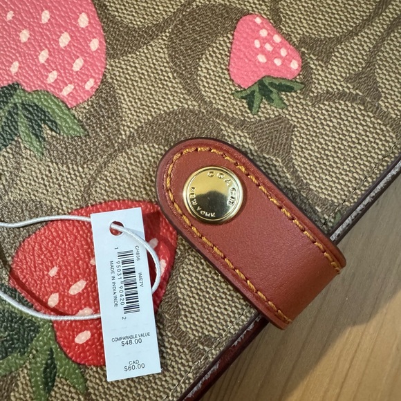 Coach | Accessories | Coach Notebook In Signature Canvas With Wild ...